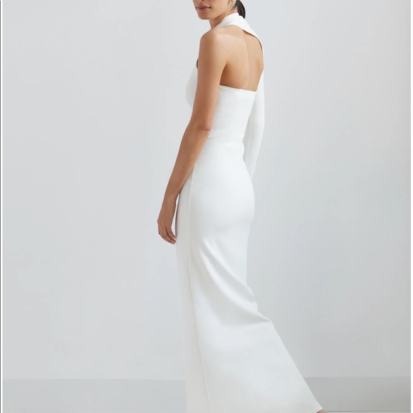 Dresses | One Shoulder White Formal Dress | Poshmark